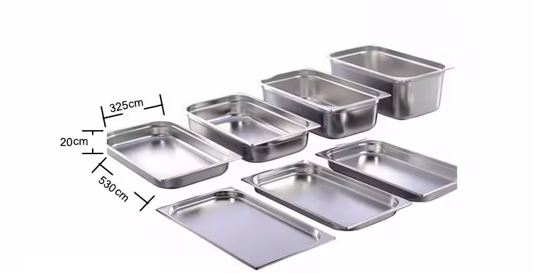NSF Durable Stainless Steel Food Pan GN Pan with lid - YU DING